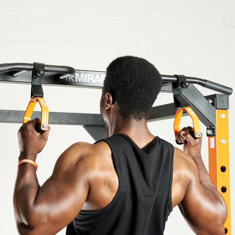 2 Rotating Chin Ups and Pull Up Handles - Super Home Gym