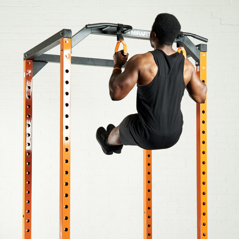 2 Rotating Chin Ups and Pull Up Handles - Super Home Gym