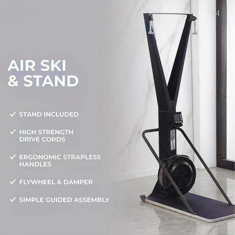 Ultimate Ski Machine- Ski Exercise Trainer with Free Floor Stand and ...